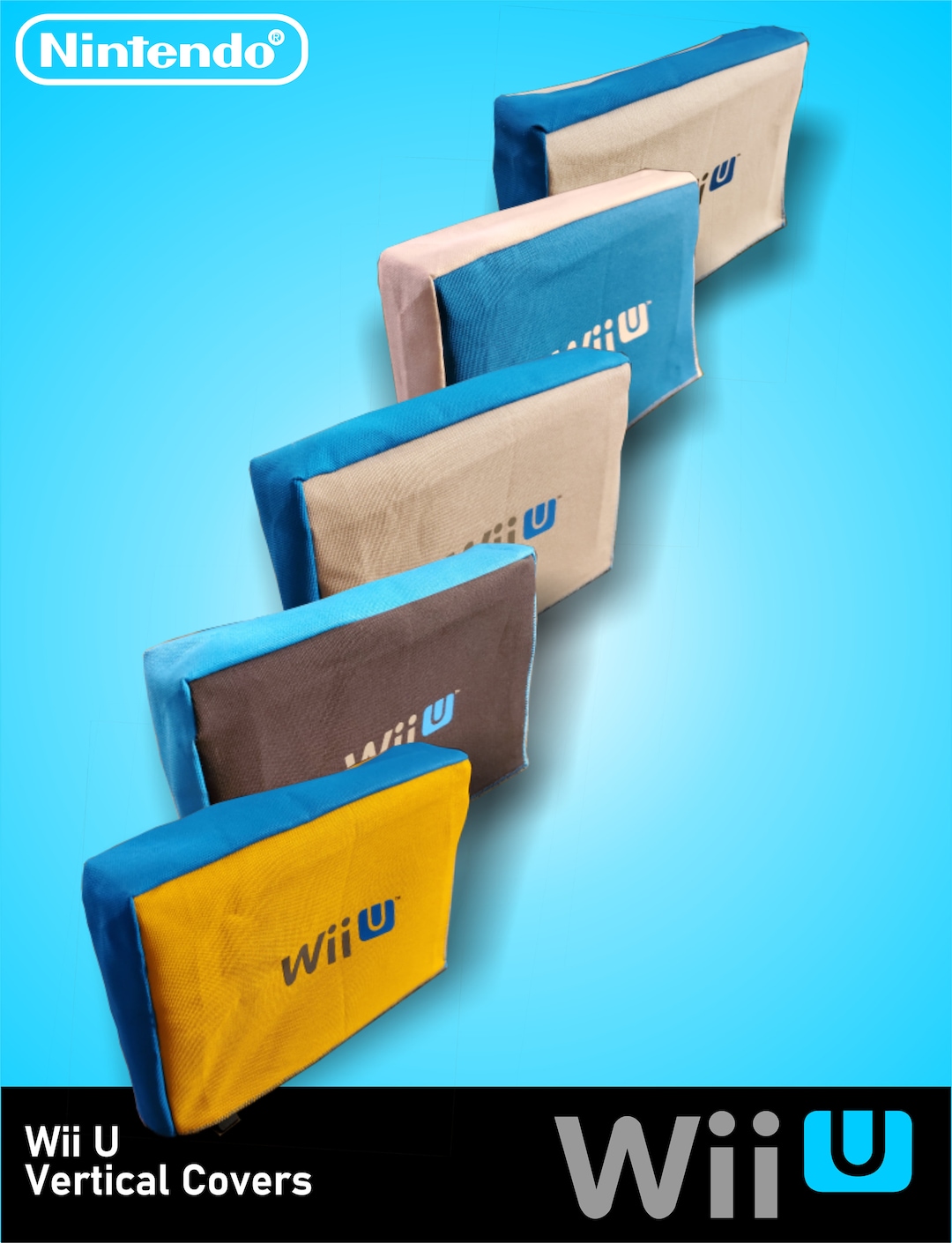 Nintendo Wii U (vertical) Console Duck Cloth Canvas Dust Cover - Etsy