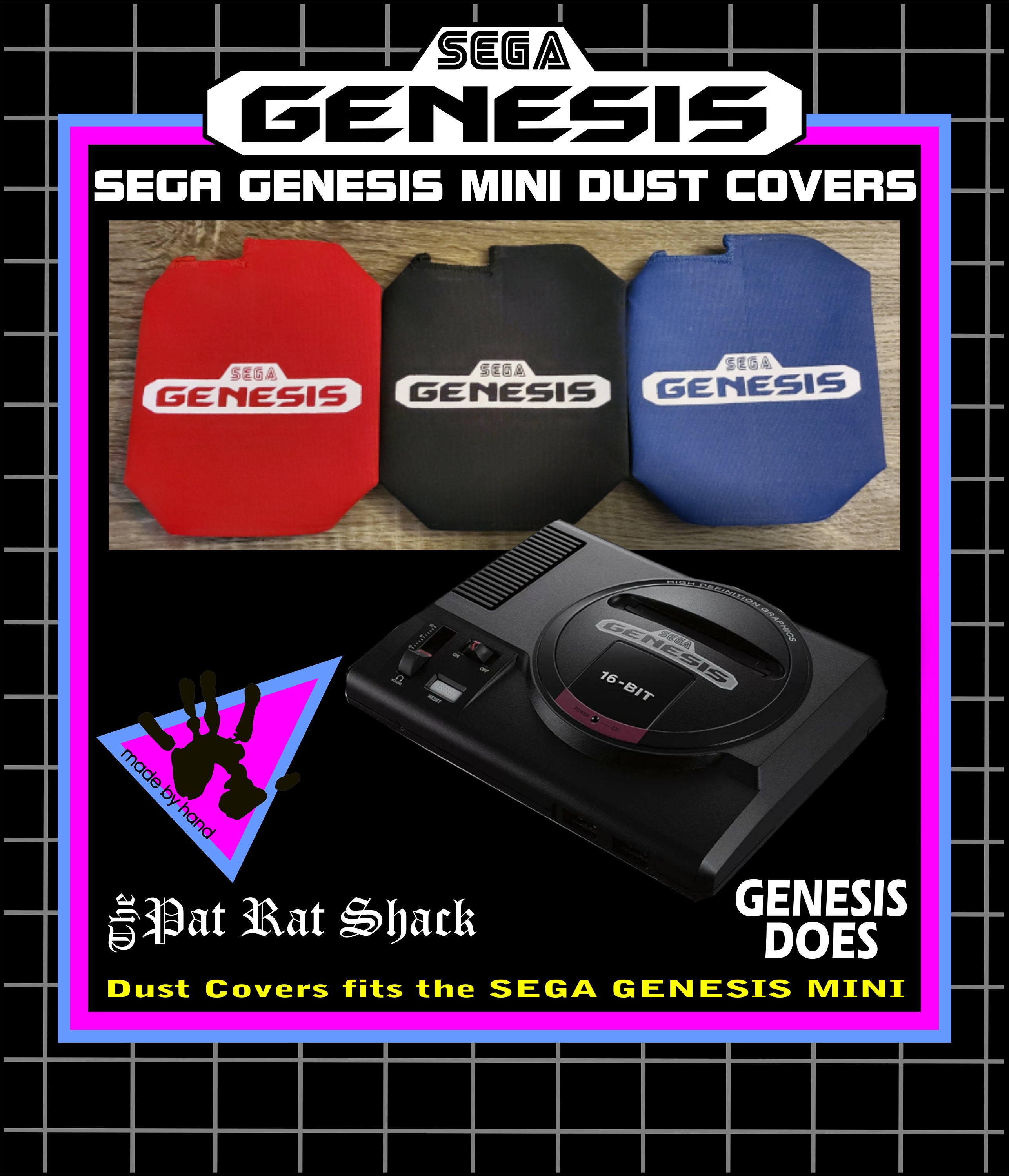 Sega Genesis Mini System Dust Covers - Etsy