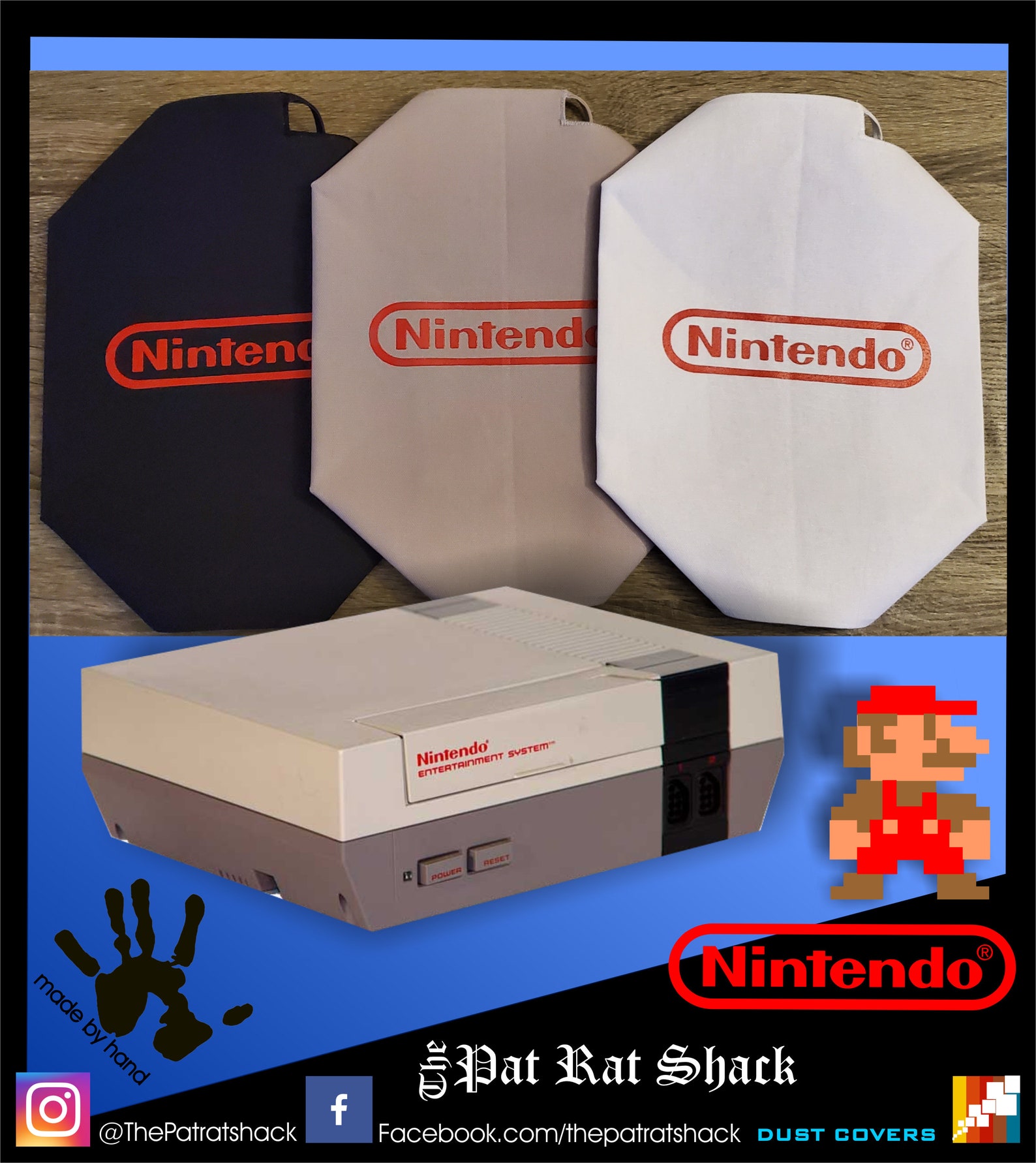 Nintendo NES Dust Cover - Etsy