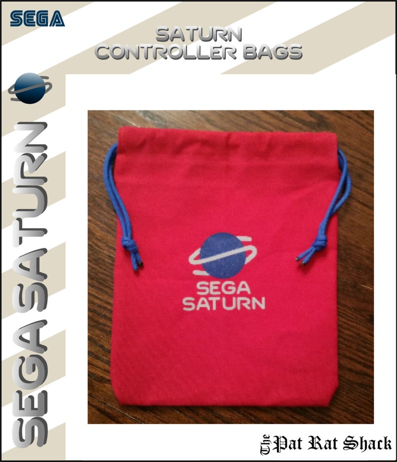Sega Saturn Pull String Controller Bags - Etsy