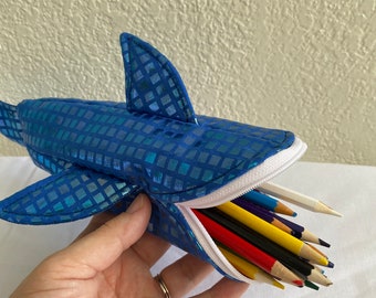 Shark Pencil Case | Etsy