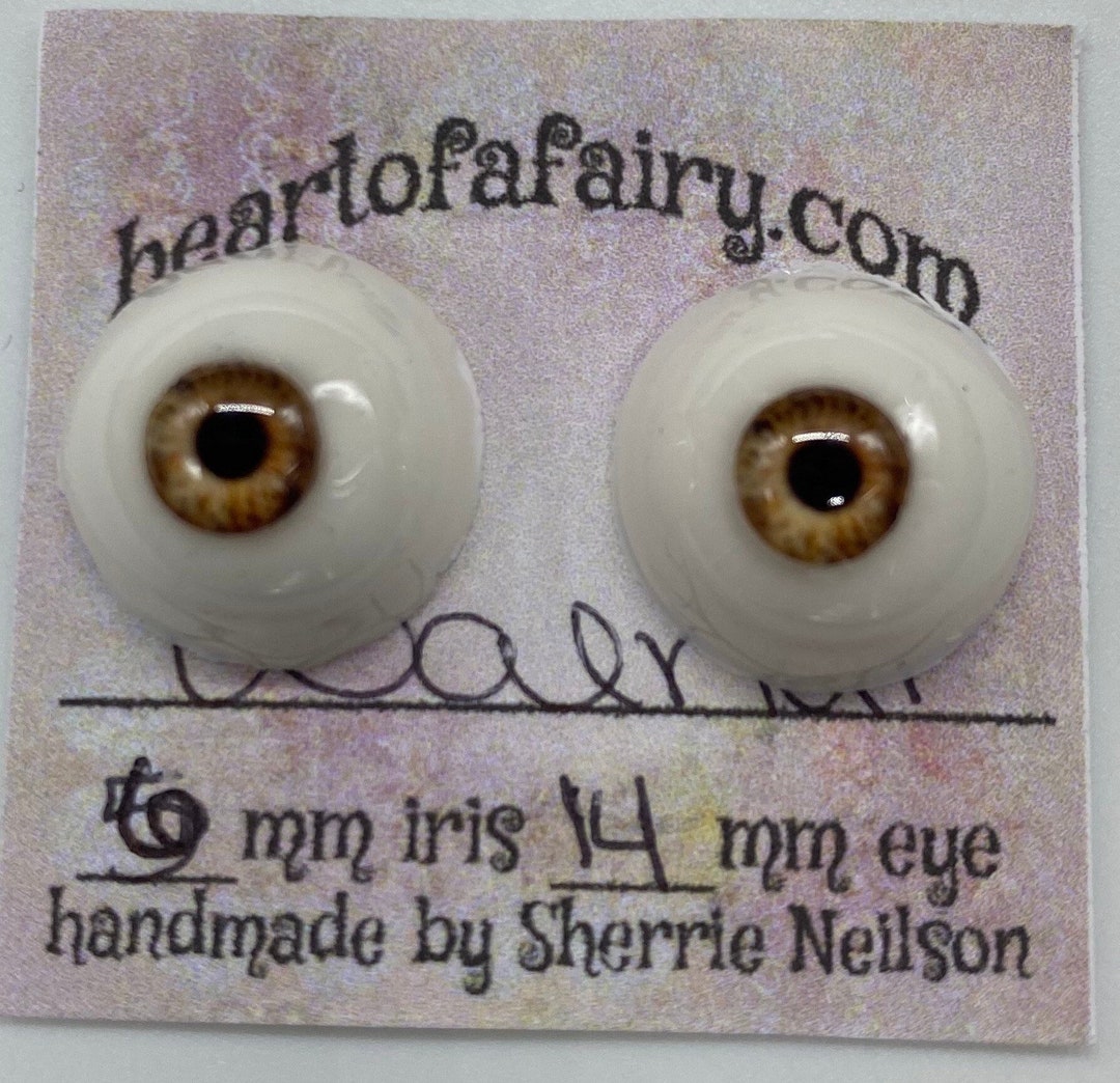 Custom or Resin - Glass Like Eyes Walnut - Etsy