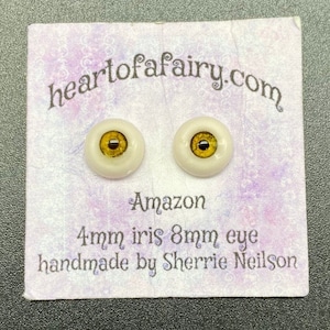 Custom or Resin Glass Like Eyes Walnut - Etsy