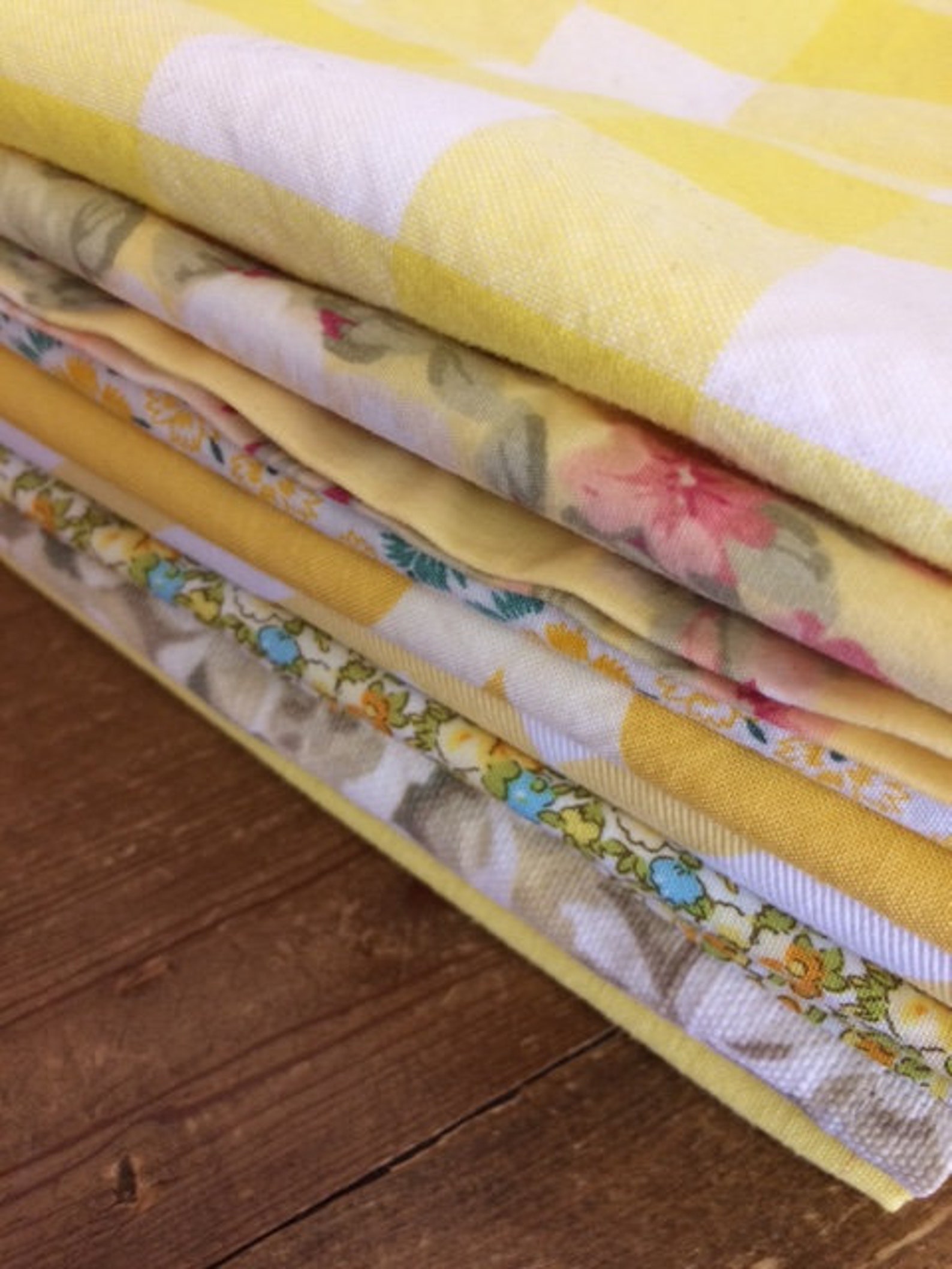 Yellow Cloth Napkins Set of 6 Select Your Size by CHOW | Etsy