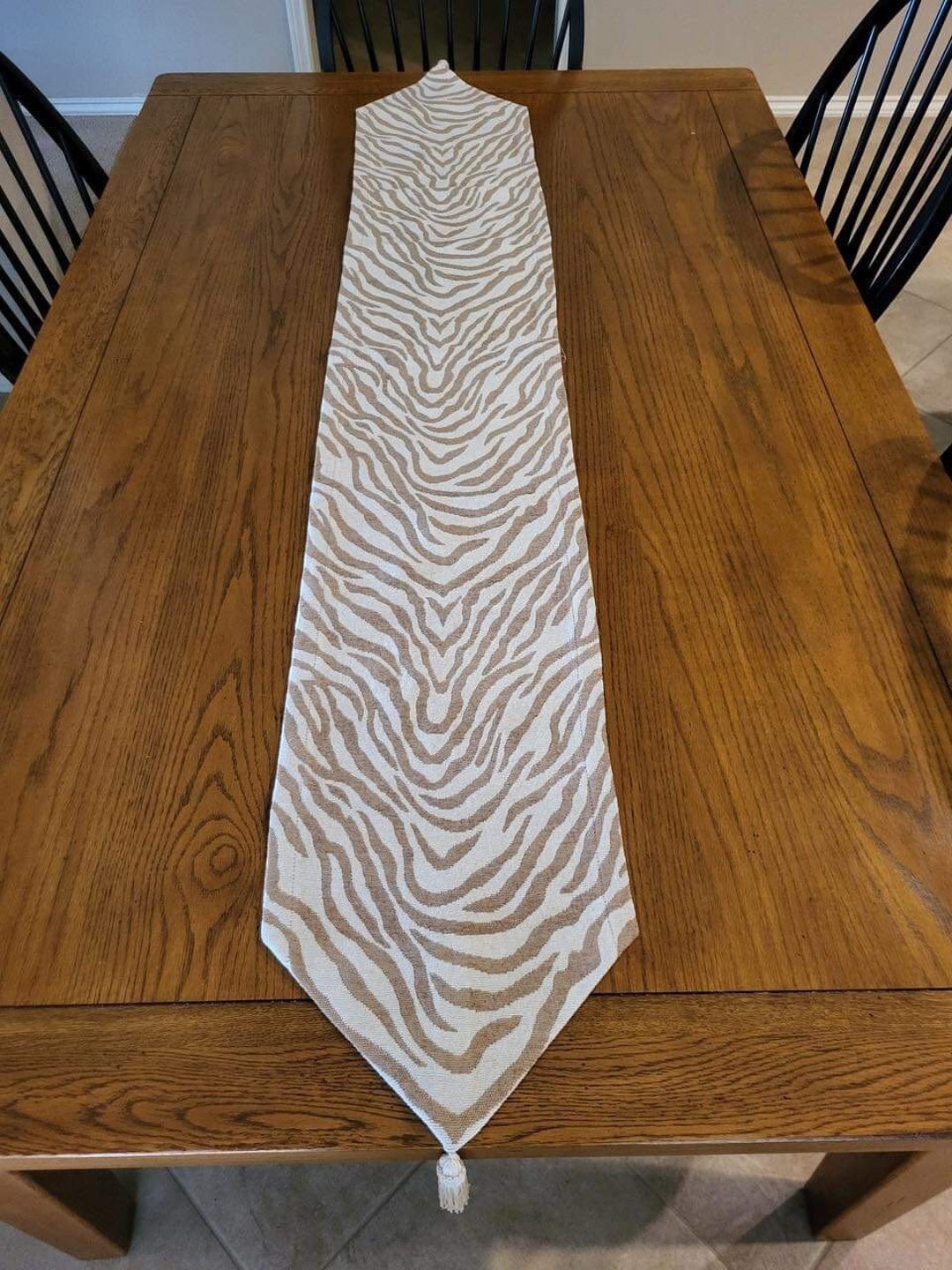 Tapestry Table Runner in Rich Chenille Tiger. Wildlife, Animal Theme in ...