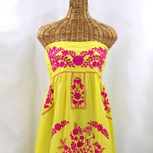 Embroidered Peasant Dress Hand Embroidered Sundress: "la Canaria ...