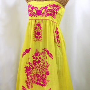 Embroidered Peasant Dress Hand Embroidered Sundress: "la Canaria ...