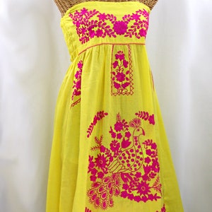 Embroidered Peasant Dress Hand Embroidered Sundress: "la Canaria ...