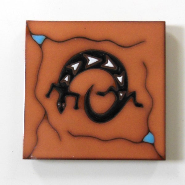 Handmade Lizard Tile - Etsy