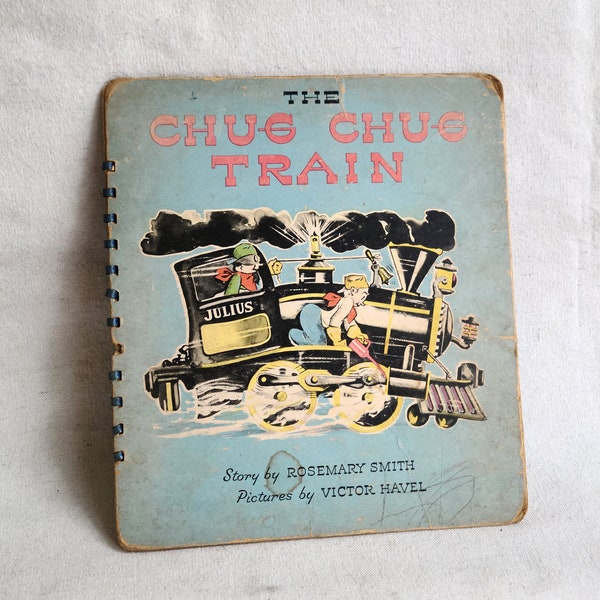 Childrens Train Book - Etsy