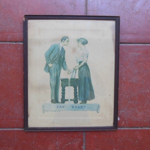 Vintage "say When" James Montgomery Flagg Print - Etsy