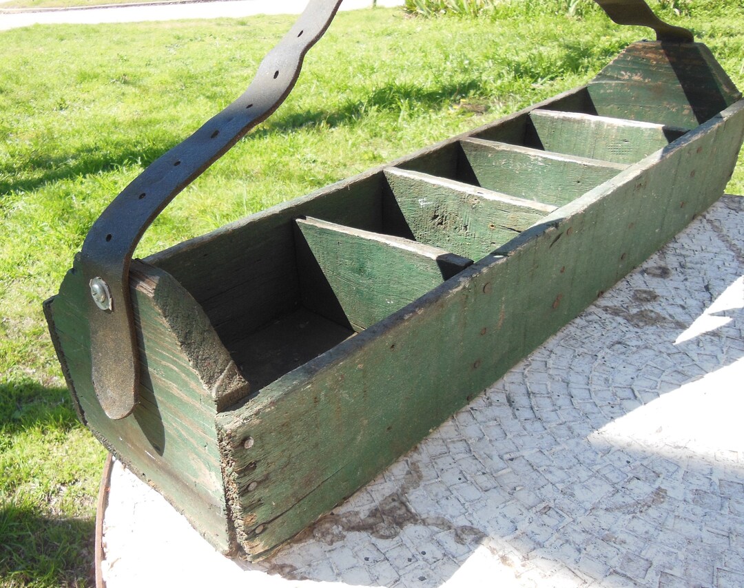 Antique Cubby Tool Box Caddy - Etsy