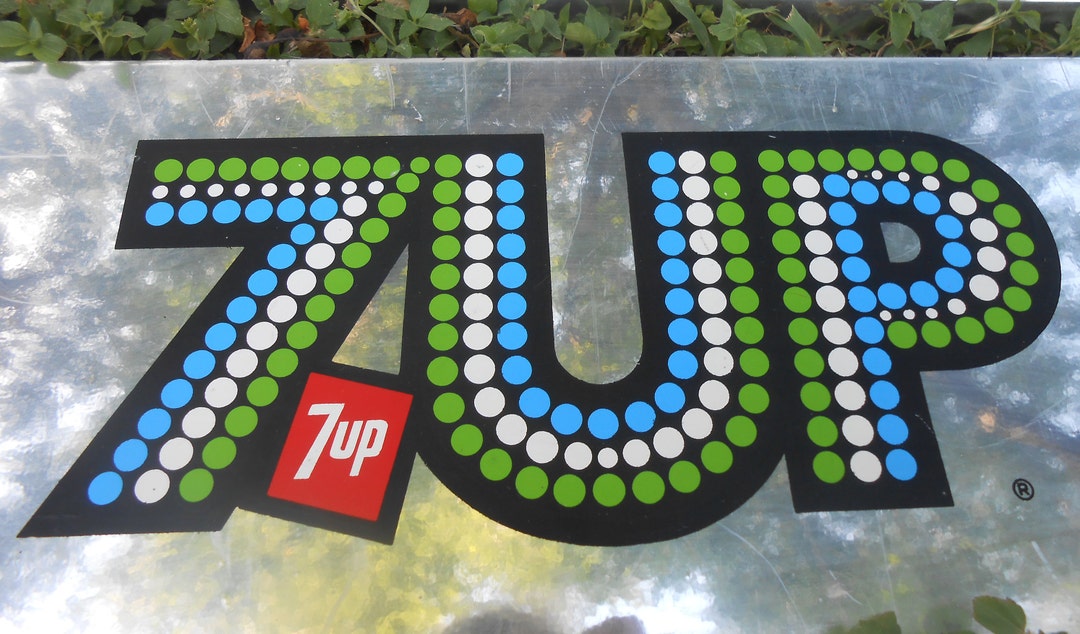 Vintage Metal Advertising 3 Signs 7UP Pop Art 1970s Store Display ...