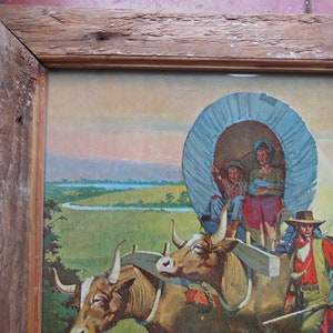 Vintage Luke Doheny Lithograph the Way Westward - Etsy