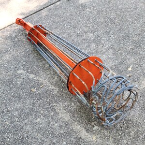 Vintage Antique Metal Round Chimney Cleaner Sweeper Tool Expands Made ...