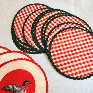 Vintage Felt Canning Jar Lid Covers Toppers Decorative Canning Supply ...