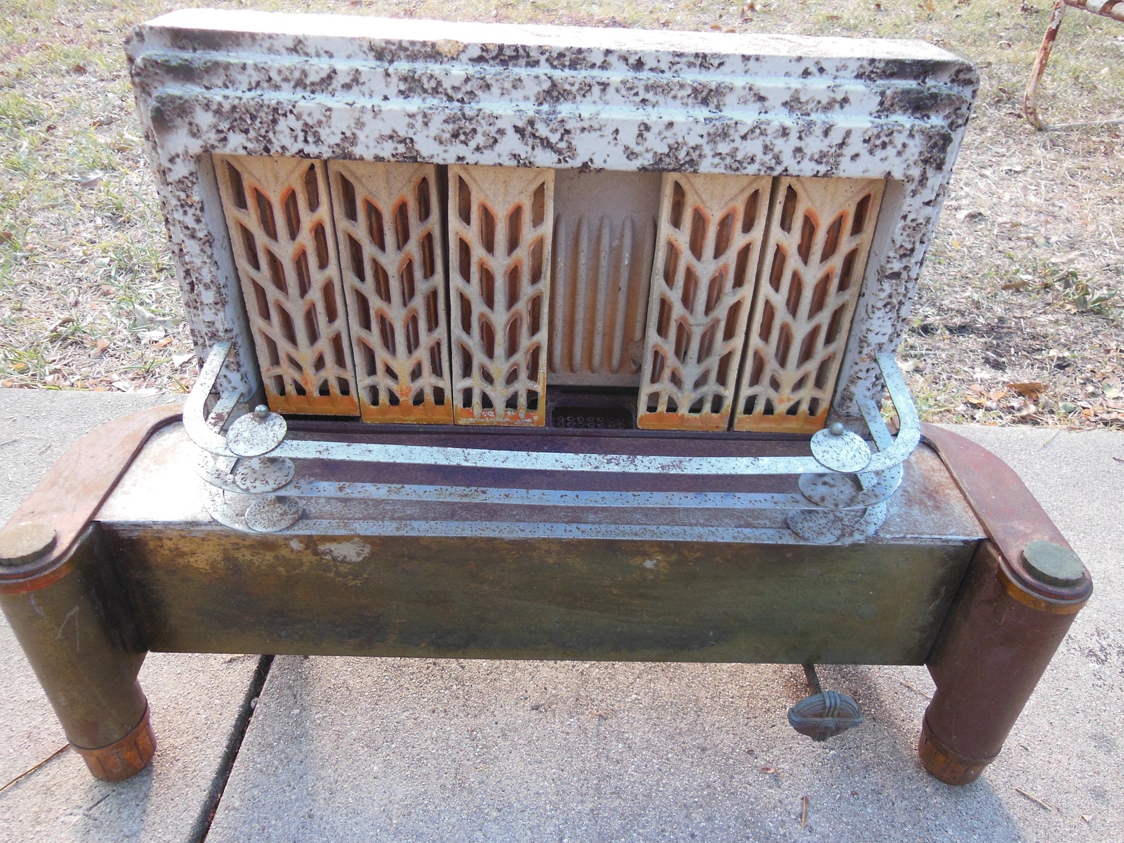 Antique Gas Heater Humphrey Radiantfire Fireplace Insert Metal - Etsy