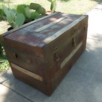 Steamer Trunk - Etsy