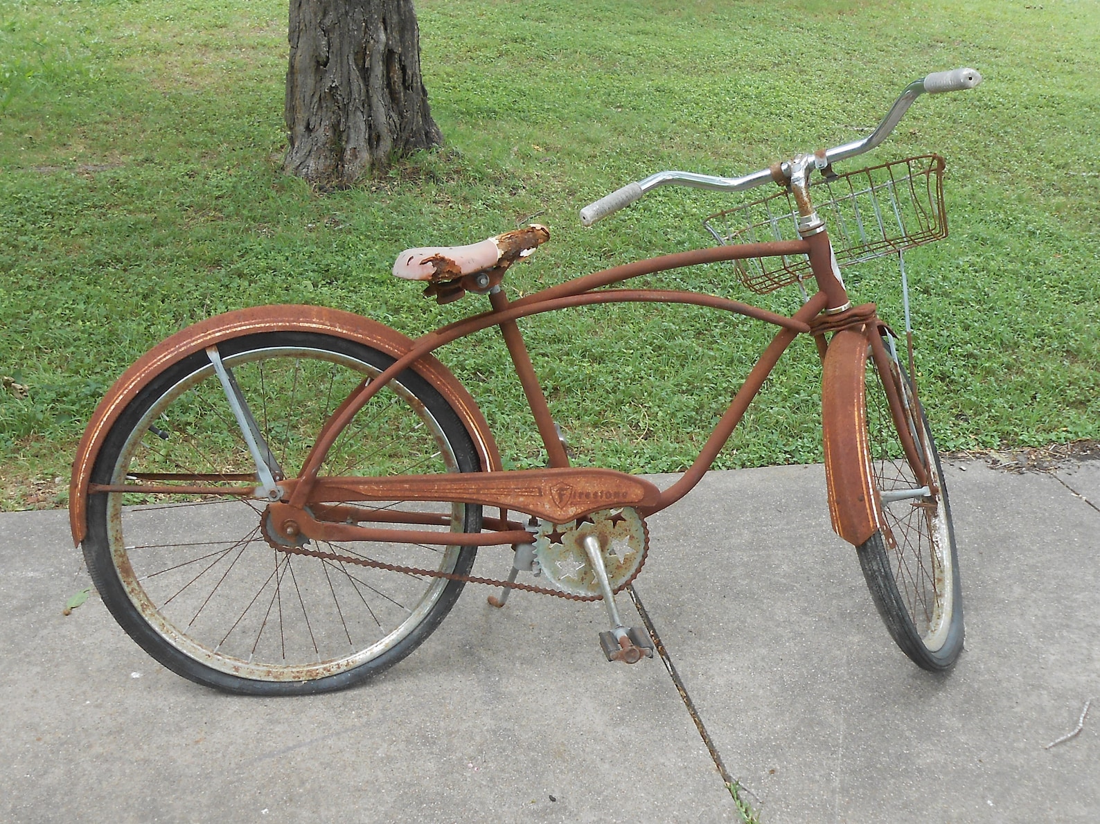 Antique Firestone Bicycle Barn Condition Heavy Metal Cruiser | Etsy Antique Firestone Bicycle Barn Condition Heavy Metal Cruiser | Etsy