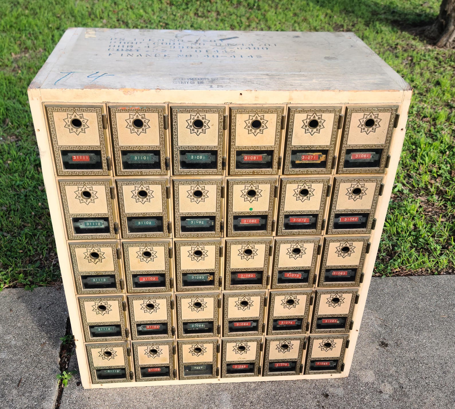 Vintage US Post Office Mail Sorter Box Cubby - Etsy