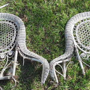 Antique Wicker Salvage Upcycle Pieces Parts Wicker Chairs Repurpose ...