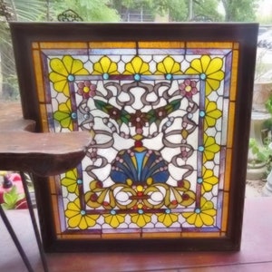 Vintage Stained Glass - Etsy