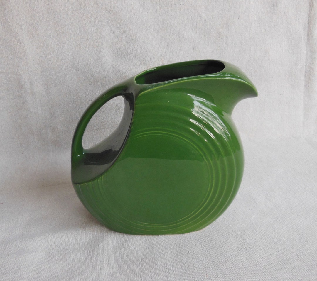 Vintage Original Old 1950s Fiesta Forest Green Dark Green Pitcher - Etsy