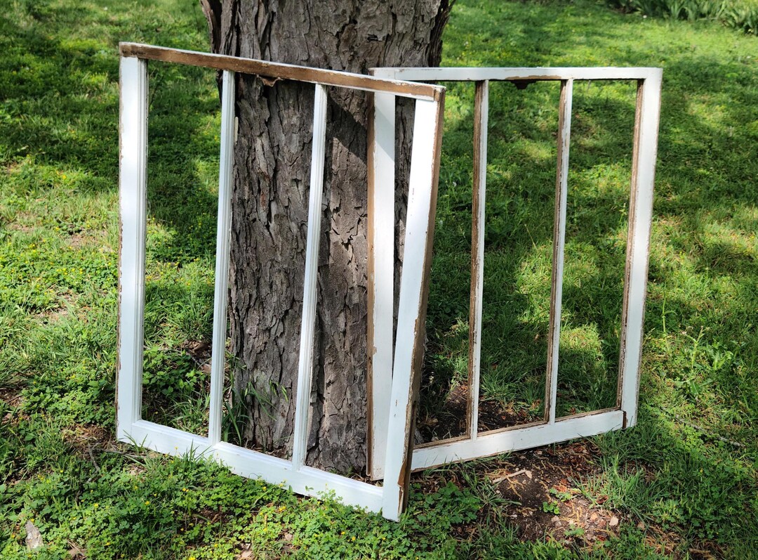 Architectural Salvage 3 Pane Window Frame No Glass Old House Window ...