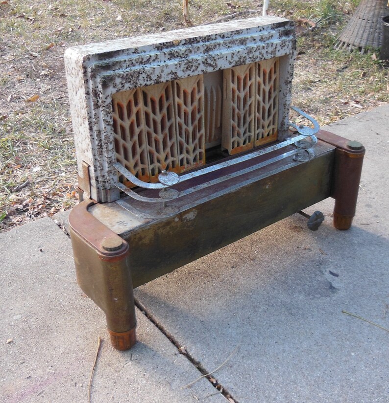Antique Gas Heater Humphrey Radiantfire Fireplace Insert Metal - Etsy