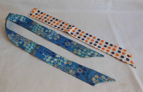 Vintage 1960s Set 2 Headbands The Real Deal Retro Hip… - Gem