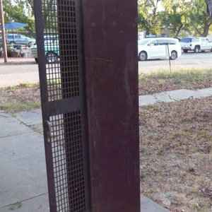 Vintage Metal Locker Retro School Locker Rusty Metal Industrial Decor ...