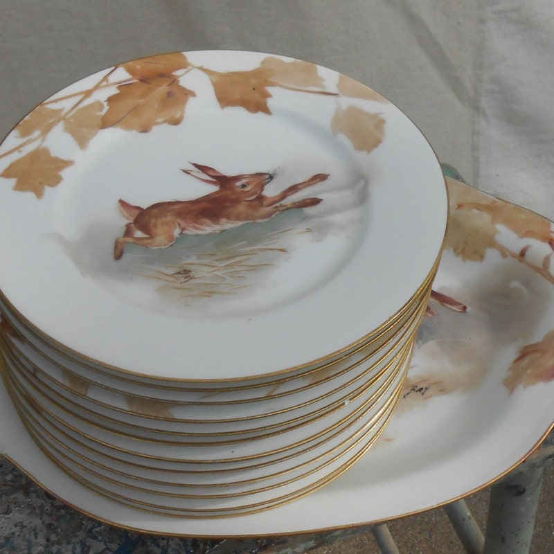 Rabbit Dinnerware - Etsy