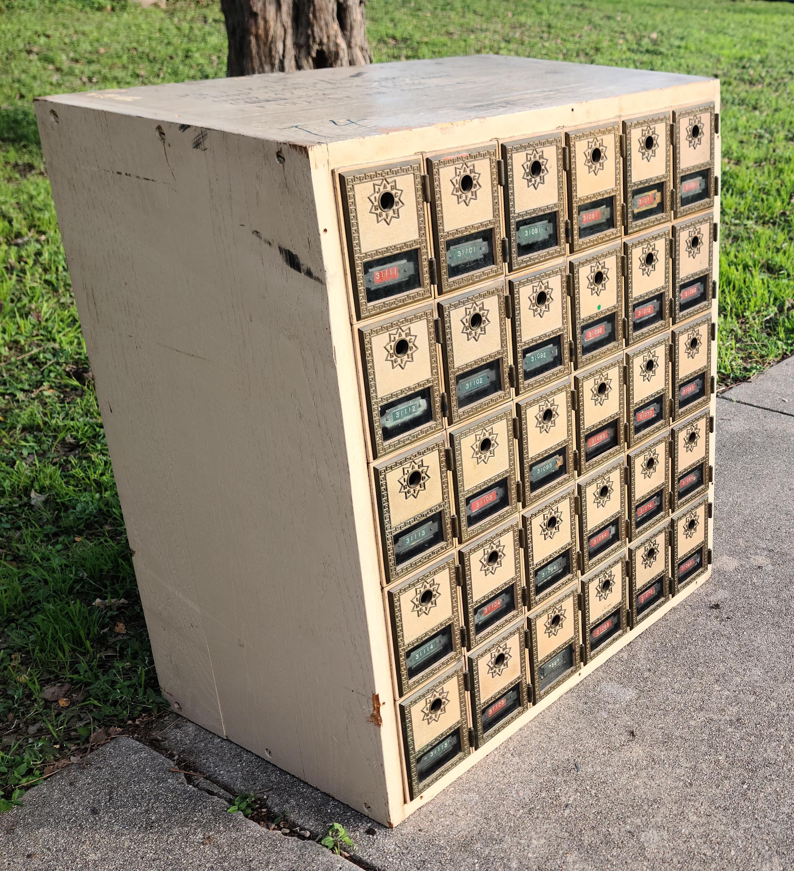 Vintage US Post Office Mail Sorter Box Cubby - Etsy