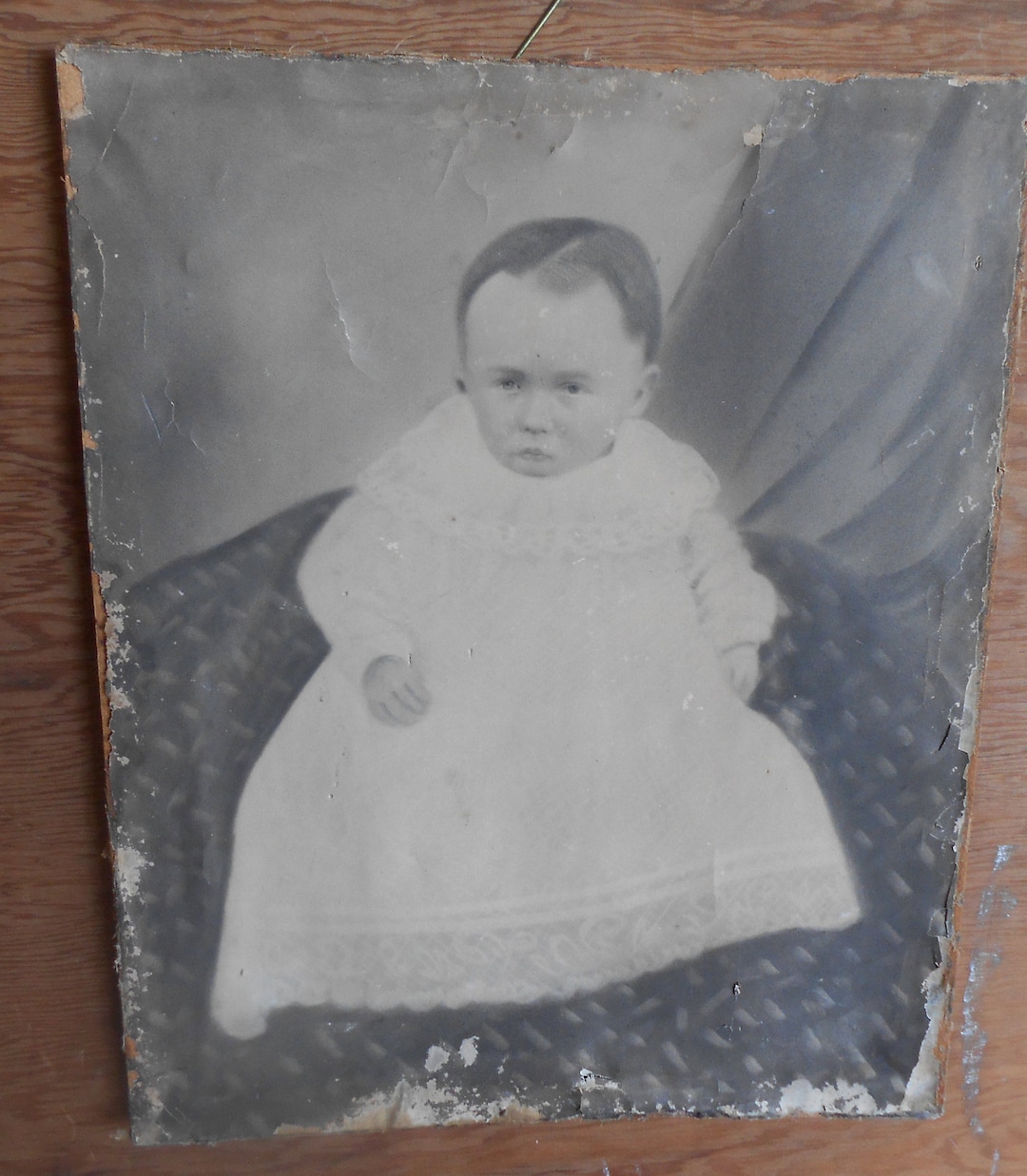 Antique Sepia Baby Photograph 16 X 20 Canvas - Etsy