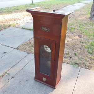 Antique Colonial Regulator Wood Wall Clock 41 in Tall - Etsy