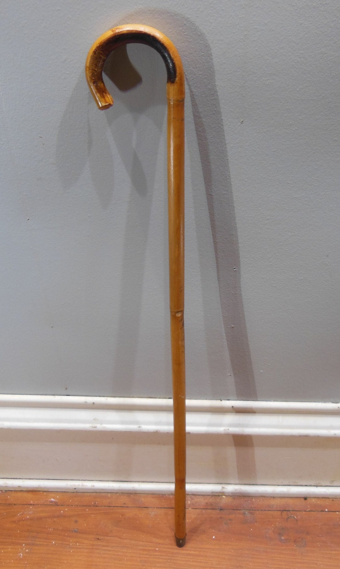 Vintage Bamboo Cane Walking Stick - Etsy