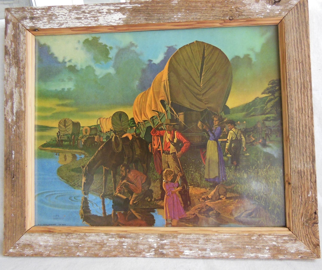 Vintage Luke Doheny Wagon Train Westward Traveler Settler Pioneer ...