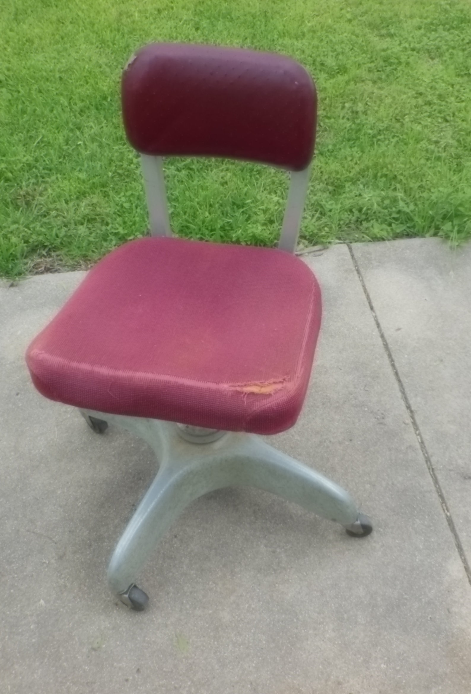 Mid Century Modern Industrial Tanker Metal Office Chair Swivel - Etsy