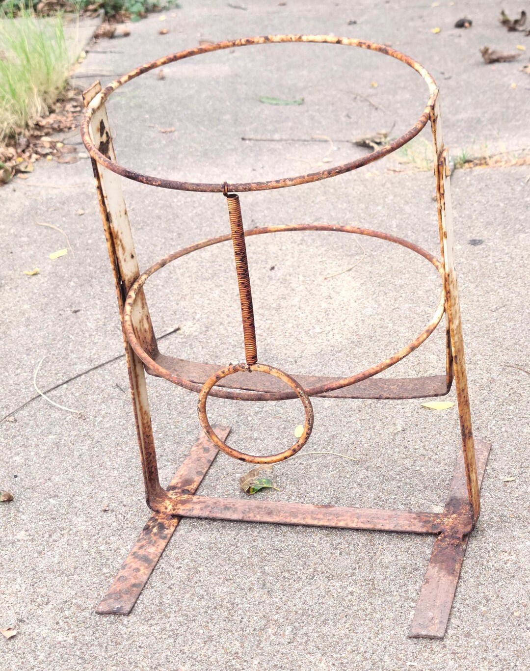 Vintage Metal 5 Gallon Water Jug Bottle Holder Water Jug Tilt Cradle ...