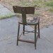 Antique Iron Industrial Age Stoolchair Adjustable Angle Iron - Etsy