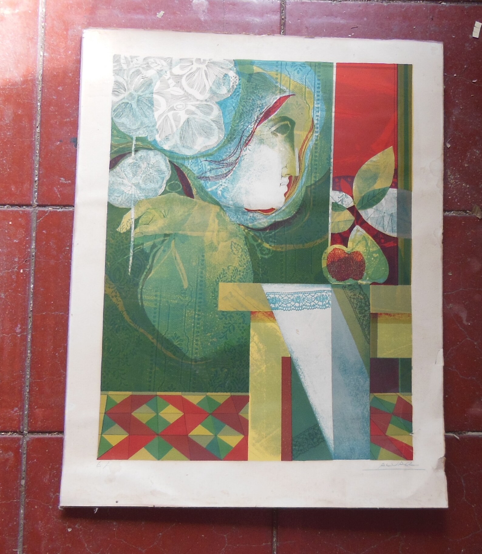 Vintage EP Print Signed by Alvar Artist Proof Alvar Sunol - Etsy