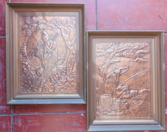 Embossed Metal Wall Decor - Etsy