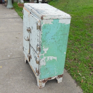 Antique Galvanized Metal Ice Box 1920s Refrigerator - Etsy