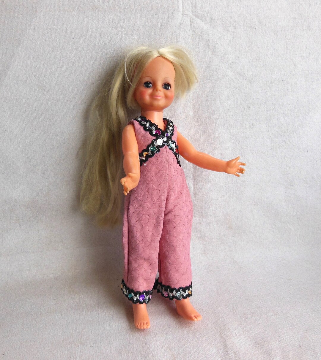 Vintage 1971 Ideal Movin Groovin Velvet Doll Changeable Growing Hair ...