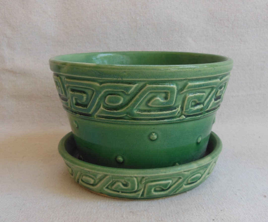 Vintage Mccoy Planter Large Size Mid Century Art Pottery Plant Holder ...