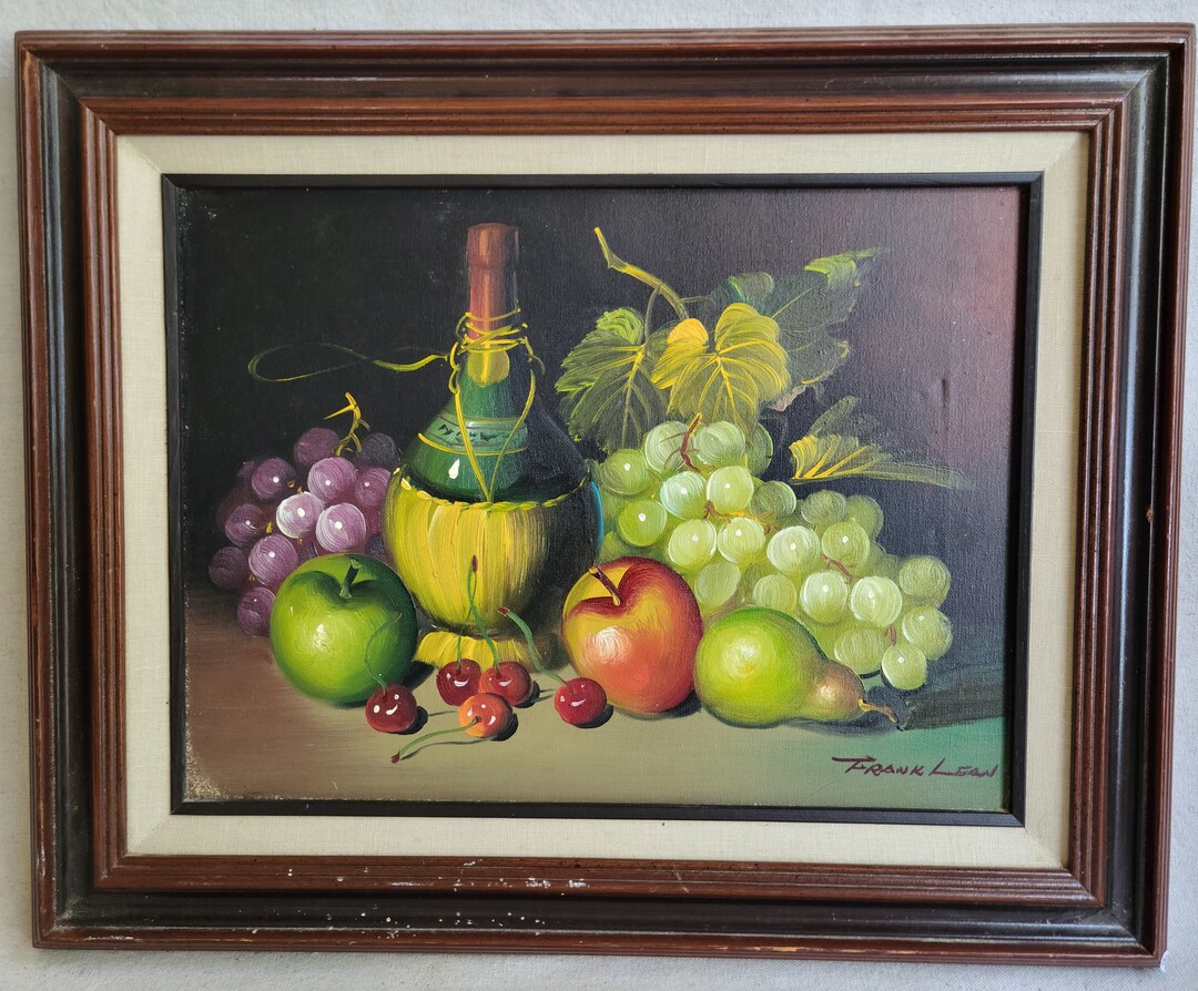 Vintage Frank Lean Still Life Painting - Etsy