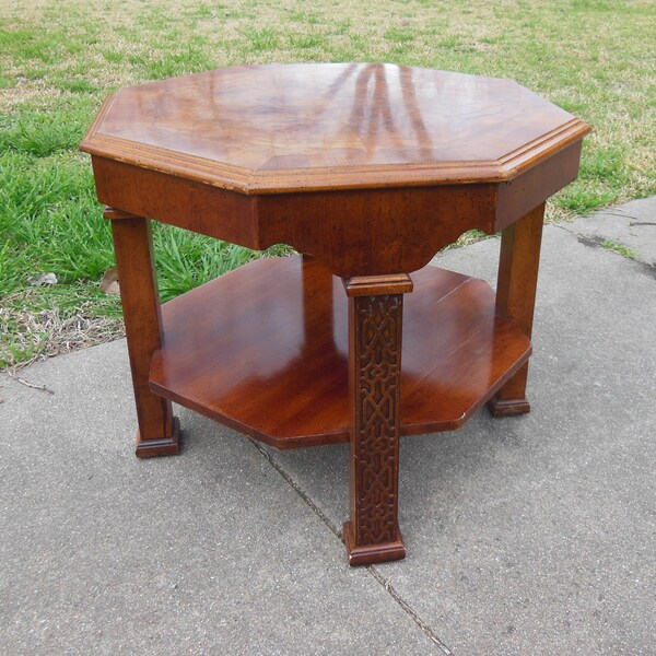 Vintage Octagon Coffee Table - Etsy