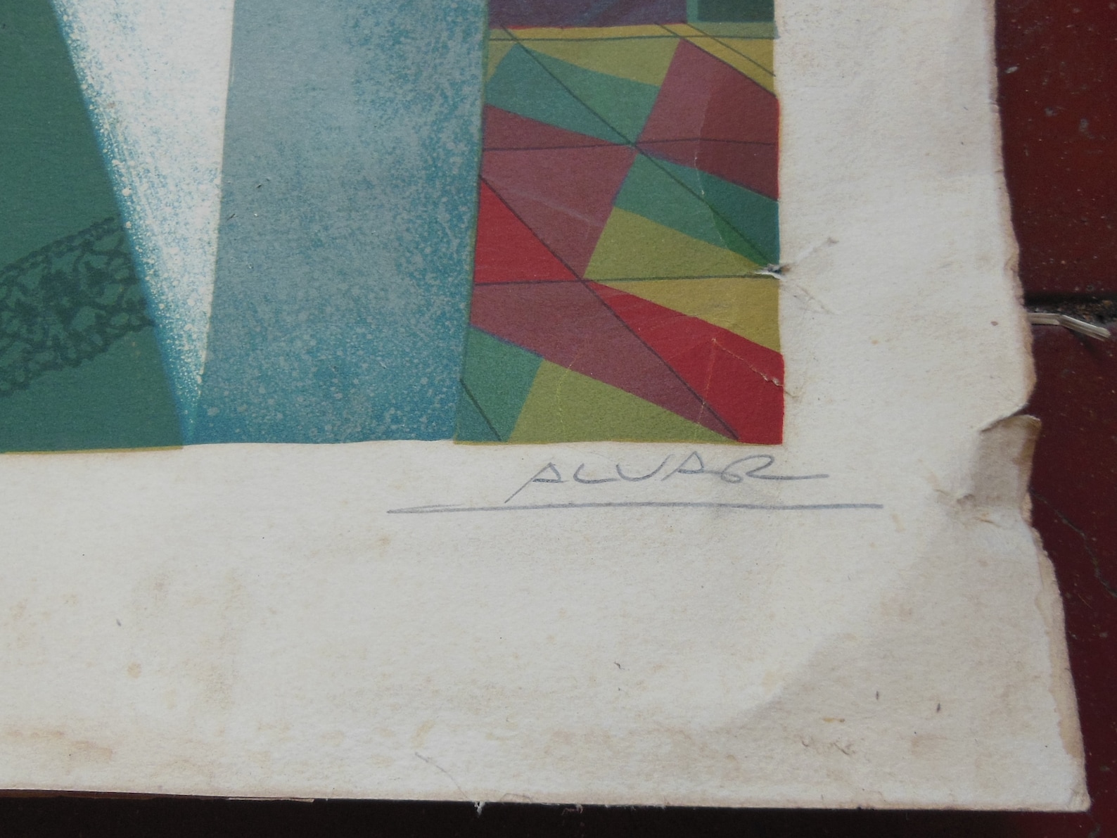 Vintage EP Print Signed by Alvar Artist Proof Alvar Sunol - Etsy