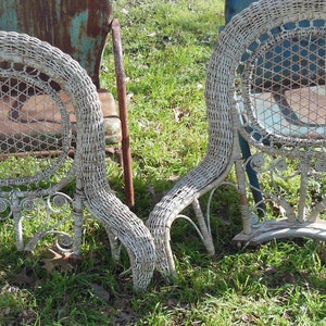 Antique Wicker Salvage Upcycle Pieces Parts Wicker Chairs Repurpose ...