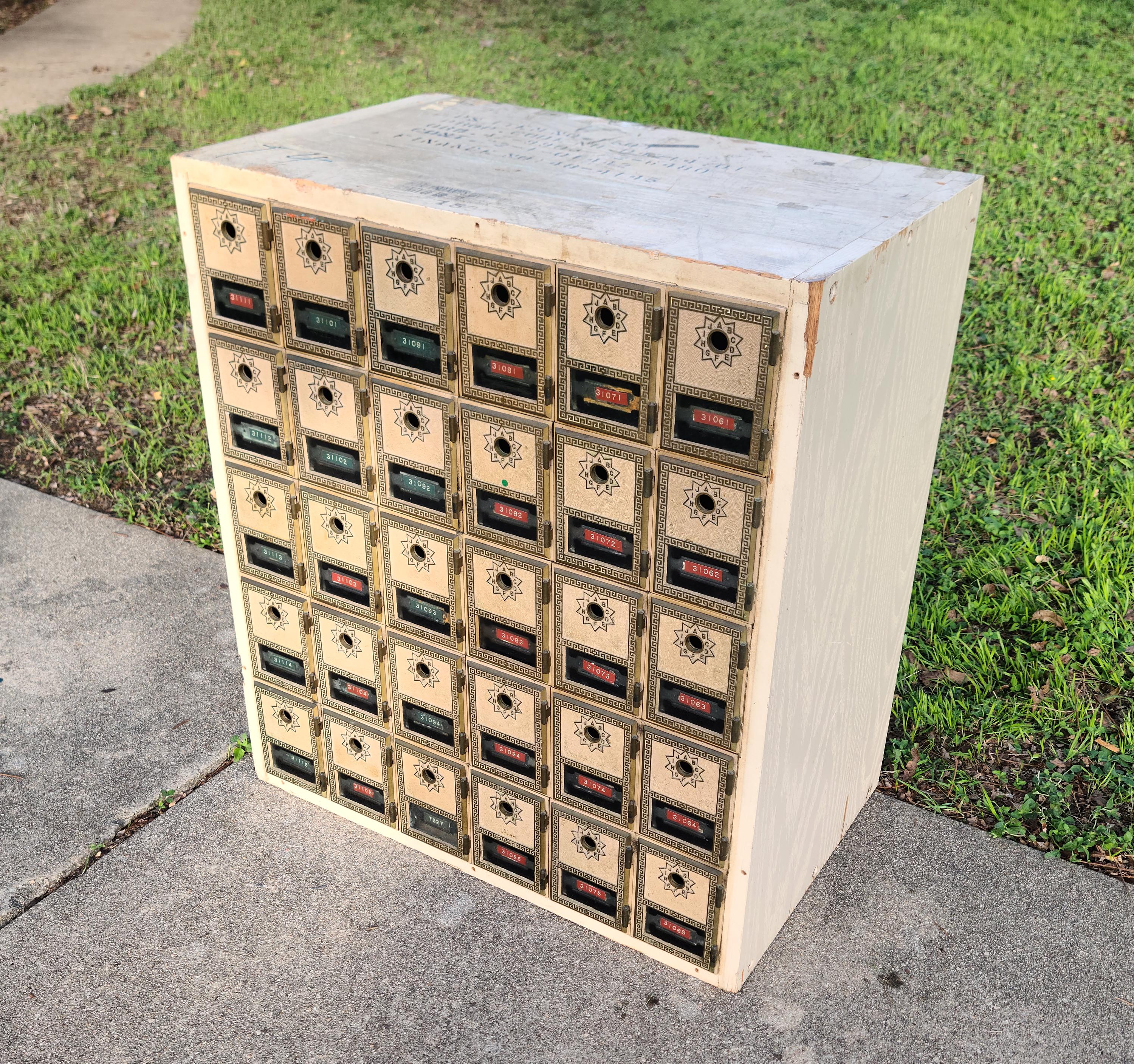 Vintage US Post Office Mail Sorter Box Cubby - Etsy